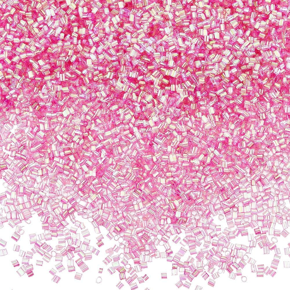 1 Bag 90g Bingsu Beads Bulk Clear Bingsu Bead Pink Valentine's Day ...
