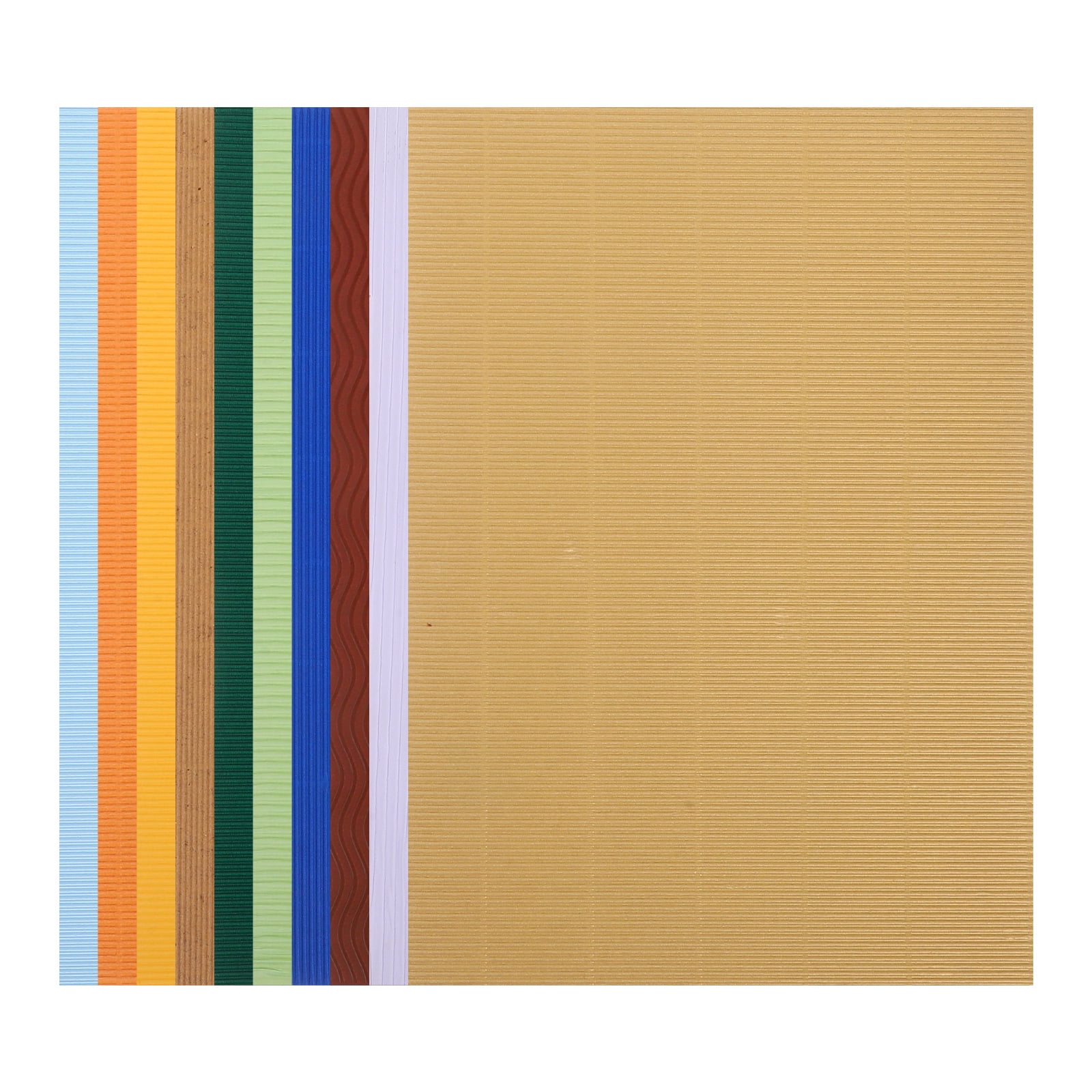 1 Bag Corrugated Paper for Projects A4 Size Colored Corrugated Paper ...