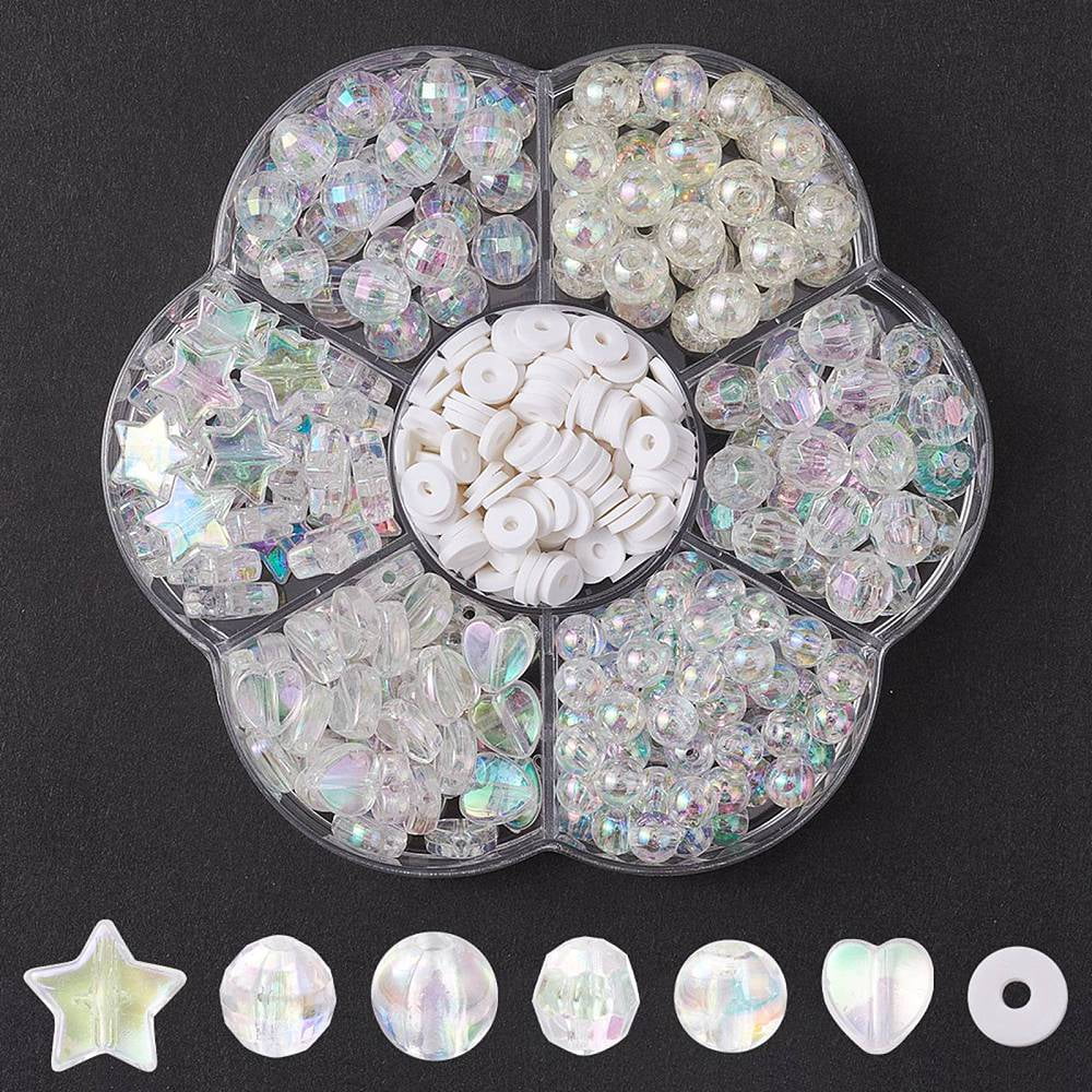 1 Bag DIY Beads Jewelry Making Finding Kit Including Acrylic & Polymer ...