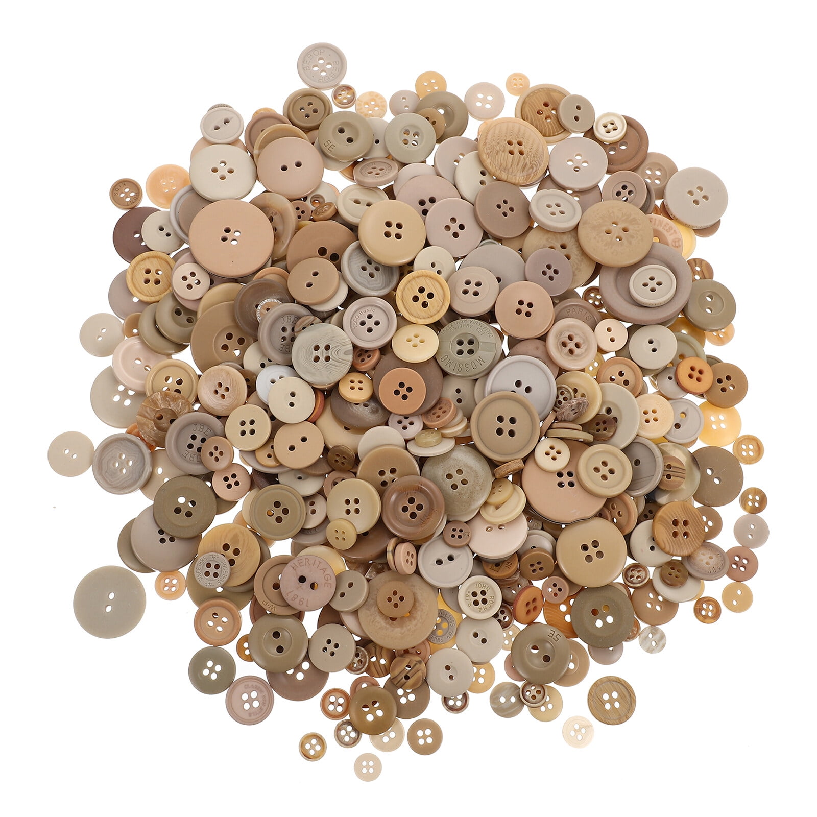 1 Bag DIY Sewing Buttons 4-hole Clothes Buttons Clothing Replacement ...