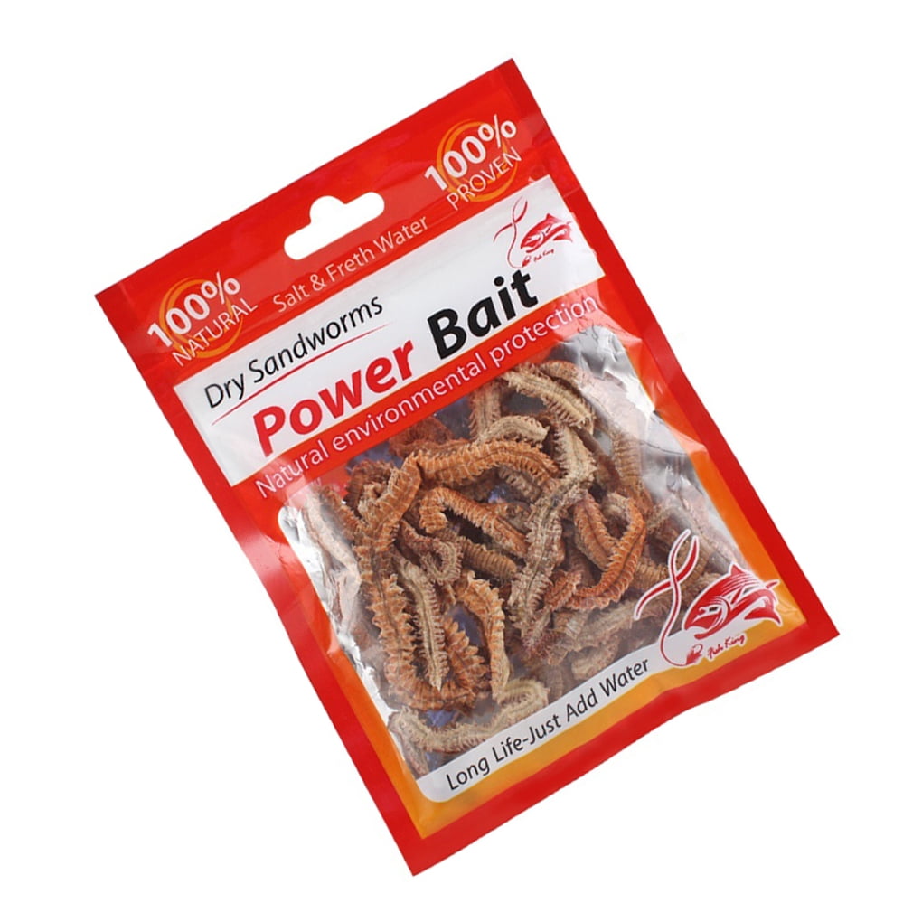 Walmart 1 Bag Dry Sandworms Fishing Lure, Eco-friendly, Easy-to-use ...