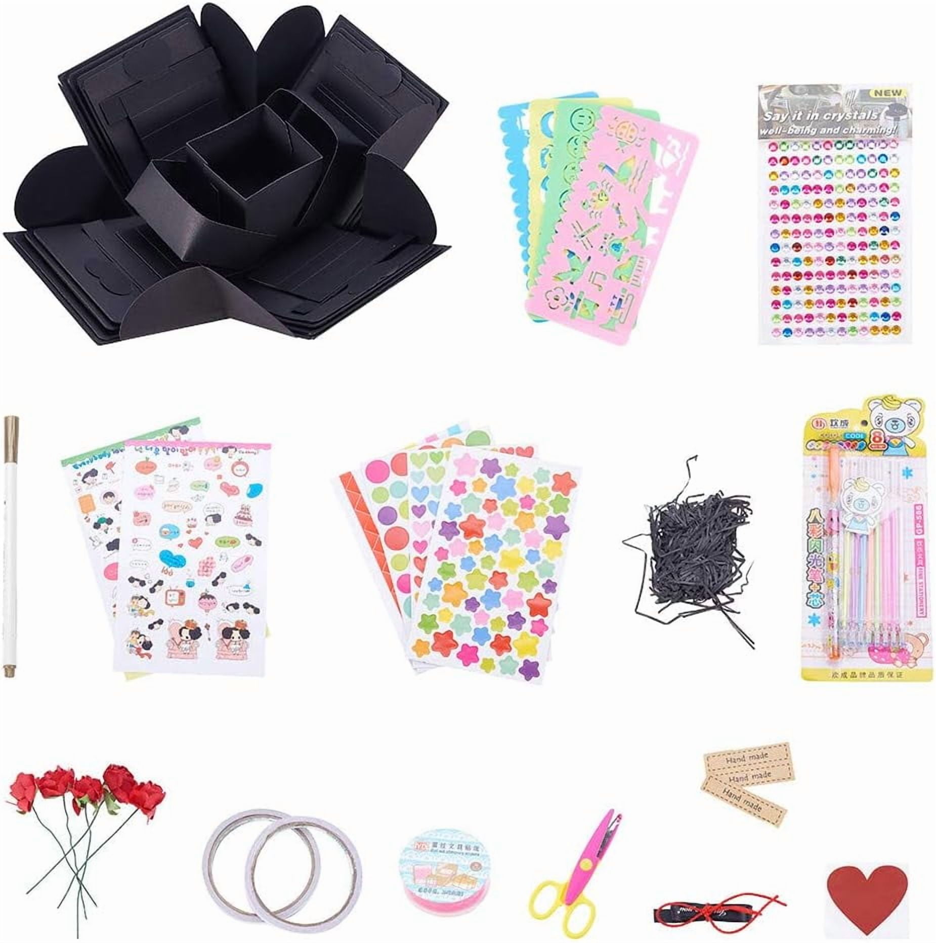 1 Bag Explosion Box Love Memory Multi-layer Surprise DIY Photo Album ...