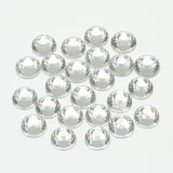 1 Bag Flat Back Glass Rhinestone Cabochons Back Plated Half Round SS3 1 ...