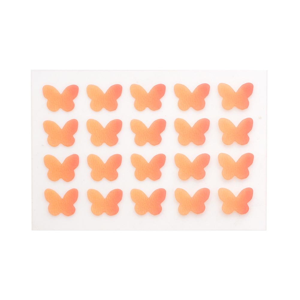 1 Bag Of 20 Pieces Of Gradient Butterfly Color Acne Patch Rabbit Kitten ...