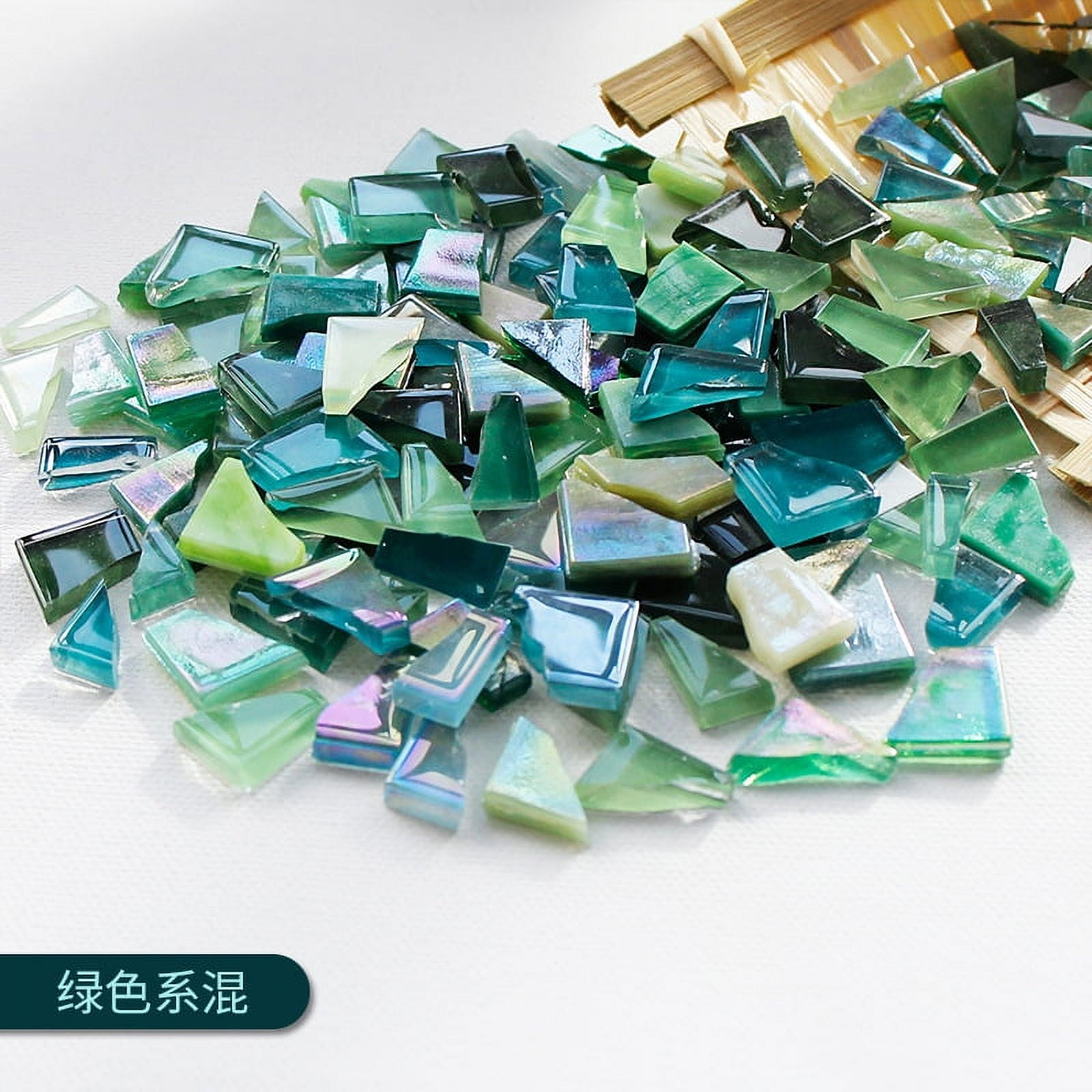 Creative Mosaic Tiles Bag - Irregular Shape Decorative Tiles for Crafts ...