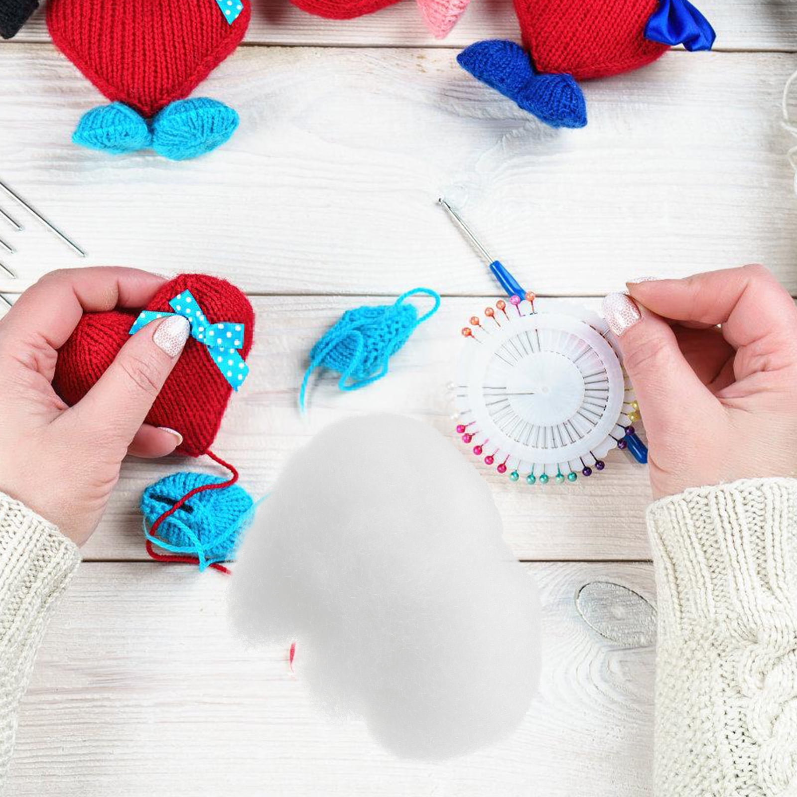 1 Bag of Stuffed Doll Cotton Toy Filler Patchwork Pillow Filling Doll ...