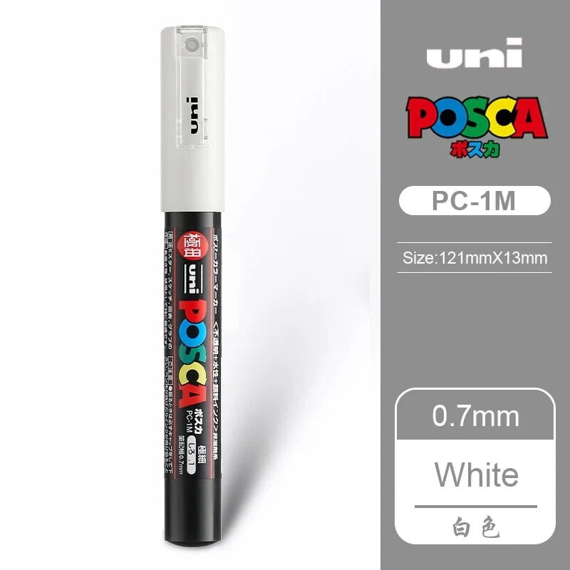 1 Ball POSCA PC-1M Marker Pen POP Poster Pen/Graffiti Advertisement 0 ...