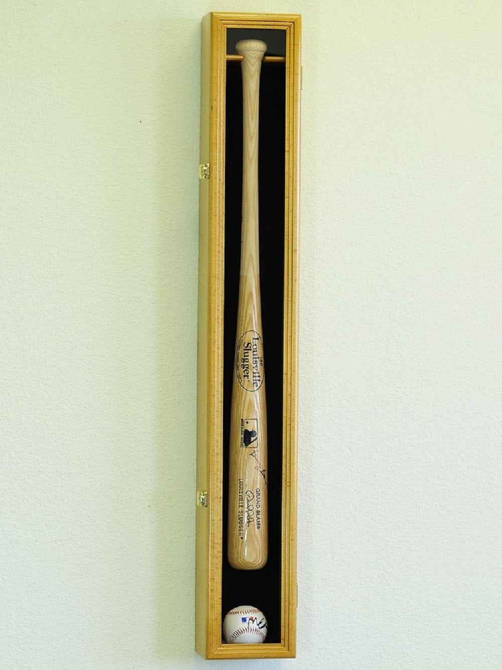 1 Baseball Bat Display Case Rack Cabinet Holder w/ 98% UV Protection ...