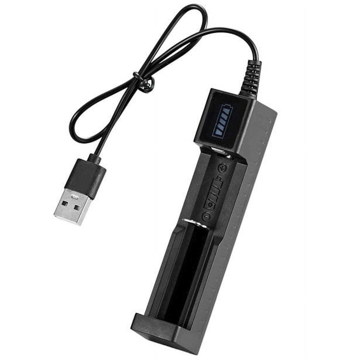 1-Bay Universal Battery Charger for Li-ion Rechargeable Batteries ...