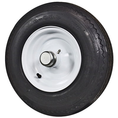 1” Bearing Log Splitter Wheel 4.80x8 Tire Load Range C on White ...