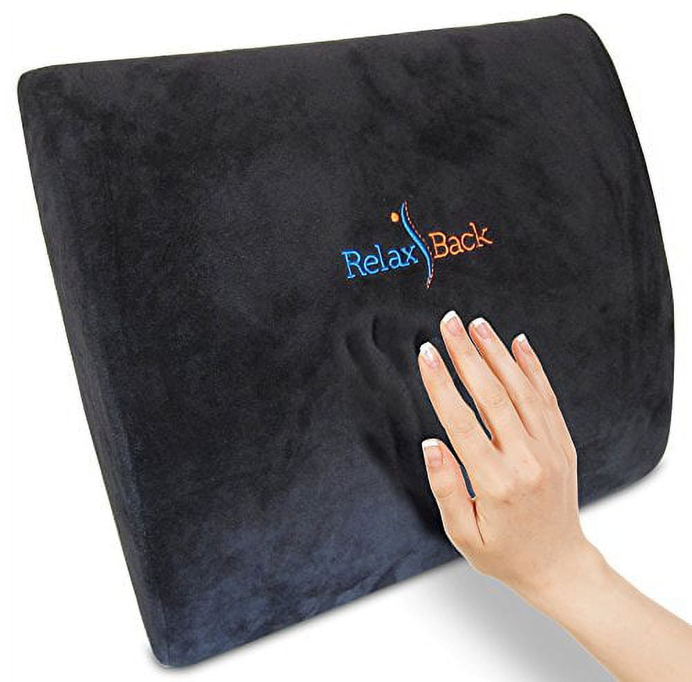 #1 Best Memory Foam Lumbar Cushion for Lower Back Pain | Premium Pillow ...