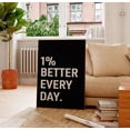 1% Better Every Day Poster, Motivational Wall Art Print, Gym Office ...