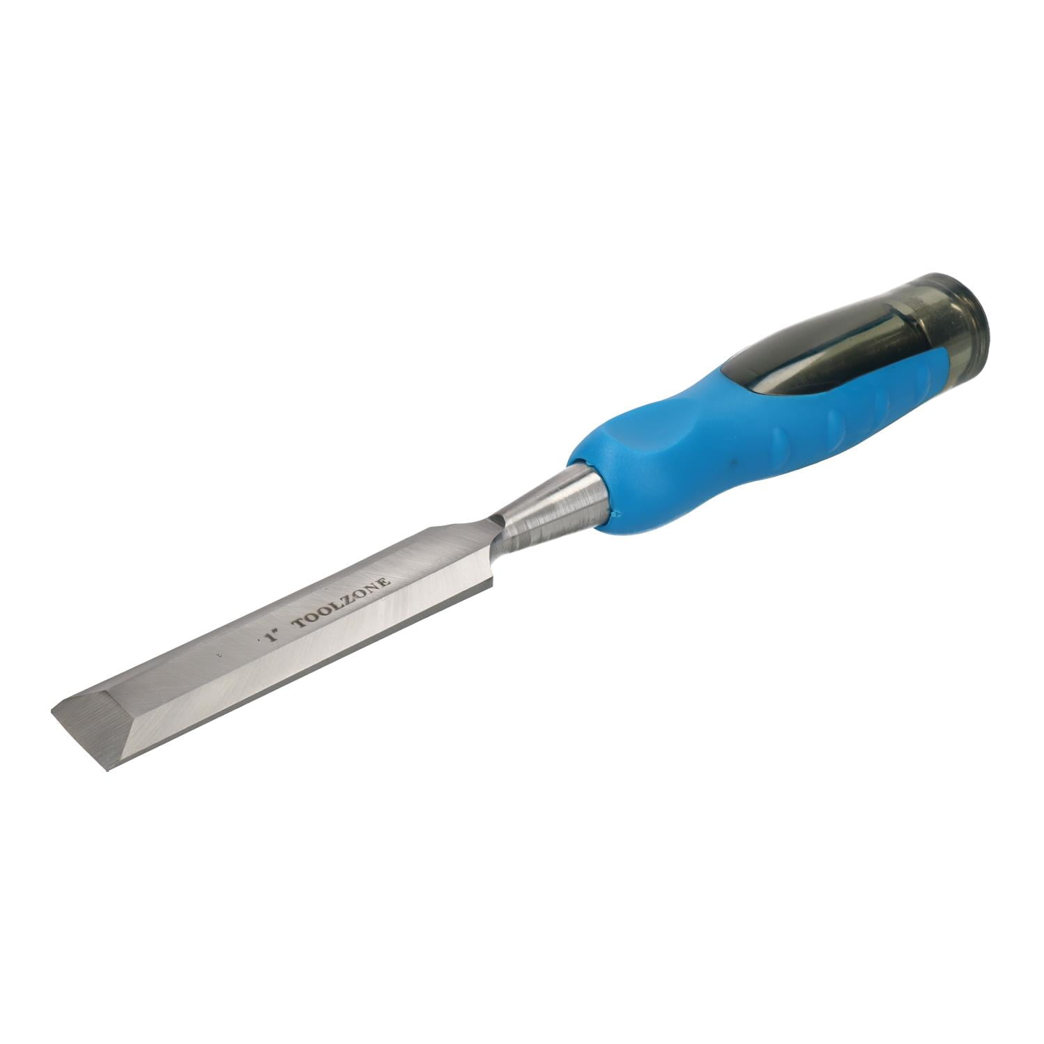 1" Bevel Edge Wood Chisel Tang-Through Handle Carpenter Carving ...