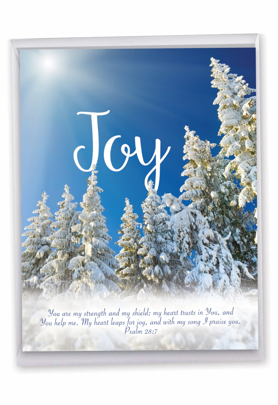 1 Big Christmas Card (8.5 x 11 Inch) - Holiday Devotions Christmas Card ...