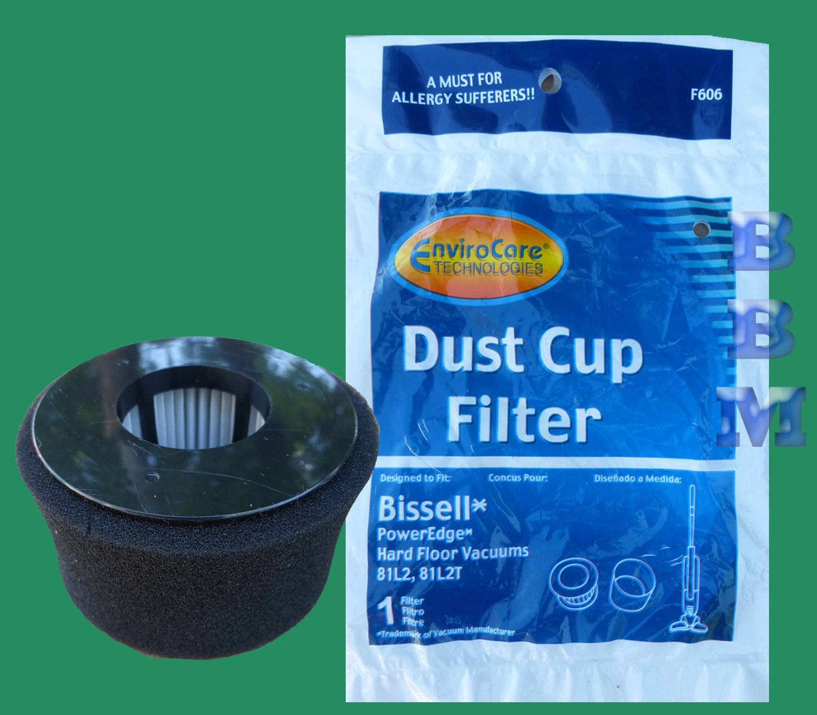 1 Bissell Filter #54A2 Hard Floor & Stick Vac Vacuum Models Poweredge ...