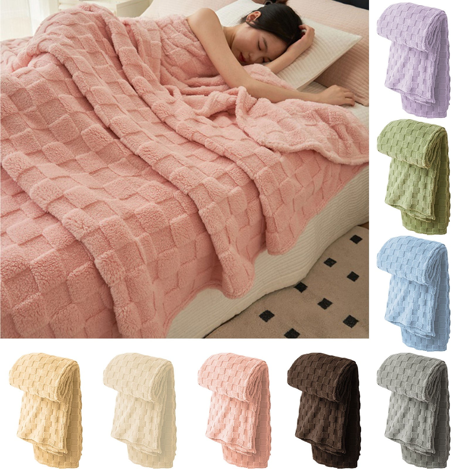 1*Blanket Gold Fleece Blanket for Couch Cozy Blankets for Women Cute ...