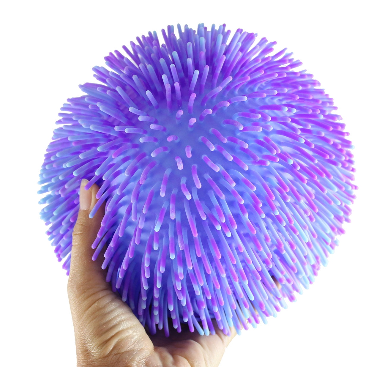 1 Blue/Purple Multi-Color Tie Dye Swirl Jumbo 8" Puffer Ball - Sensory ...