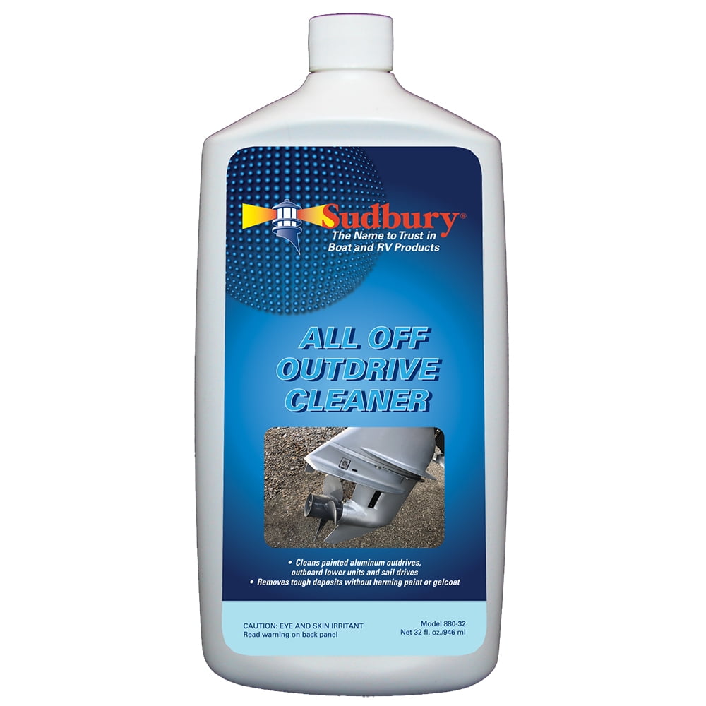 1" Blue and White Sudbury Outdrive Cleaner 32 Oz. - Walmart.com