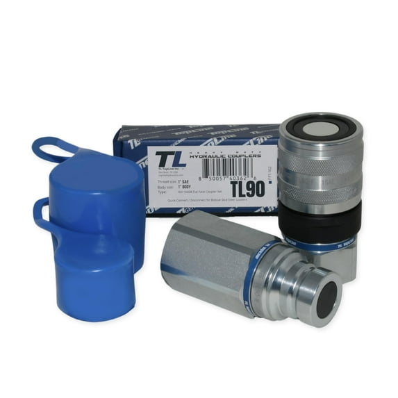 1" Body with 1" SAE O-Ring BOSS Thread | Flat Face Hydraulic Quick ...