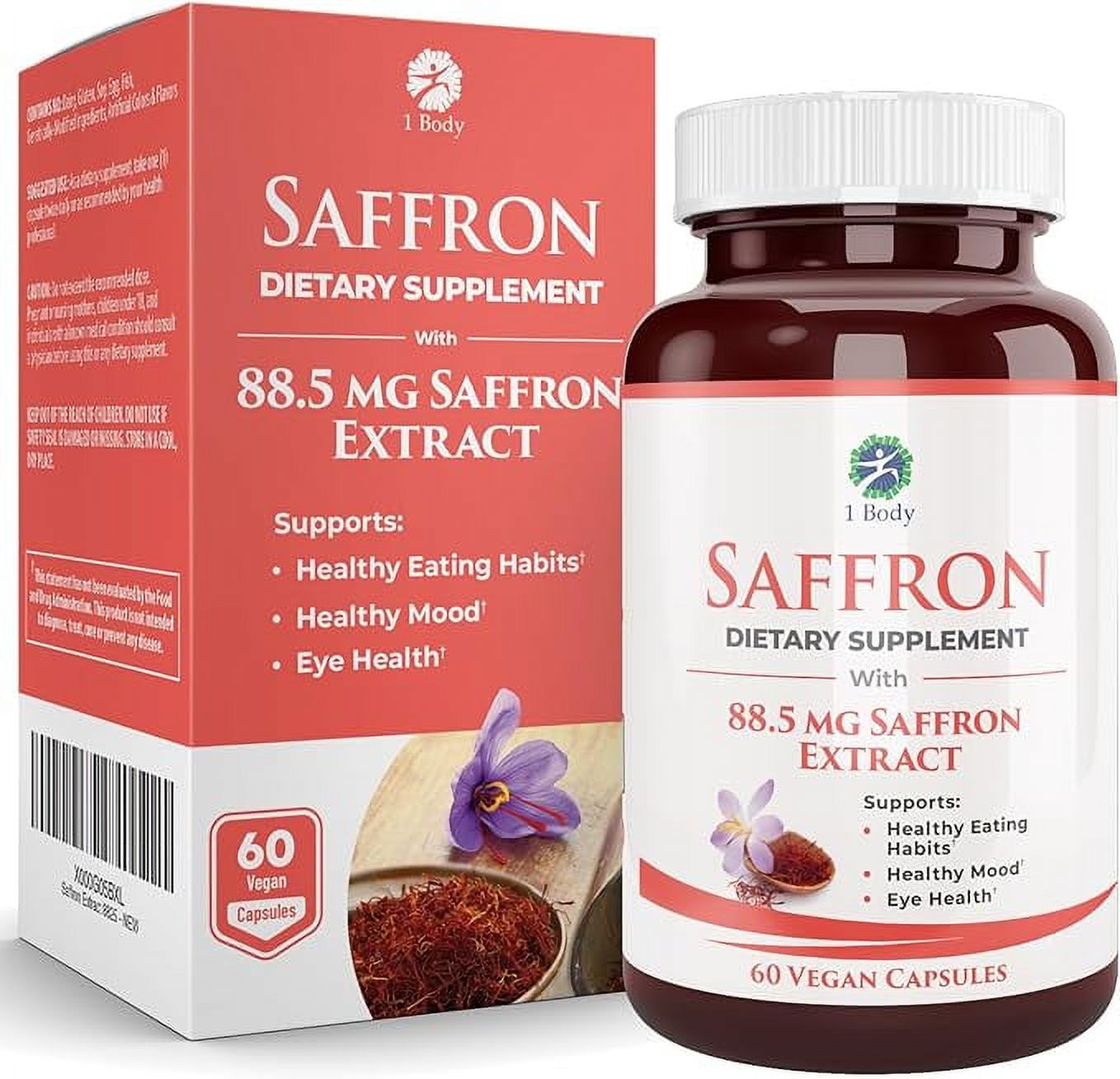 1 Body Saffron Extract 8825 – Antioxidant & Mood Support Saffron ...
