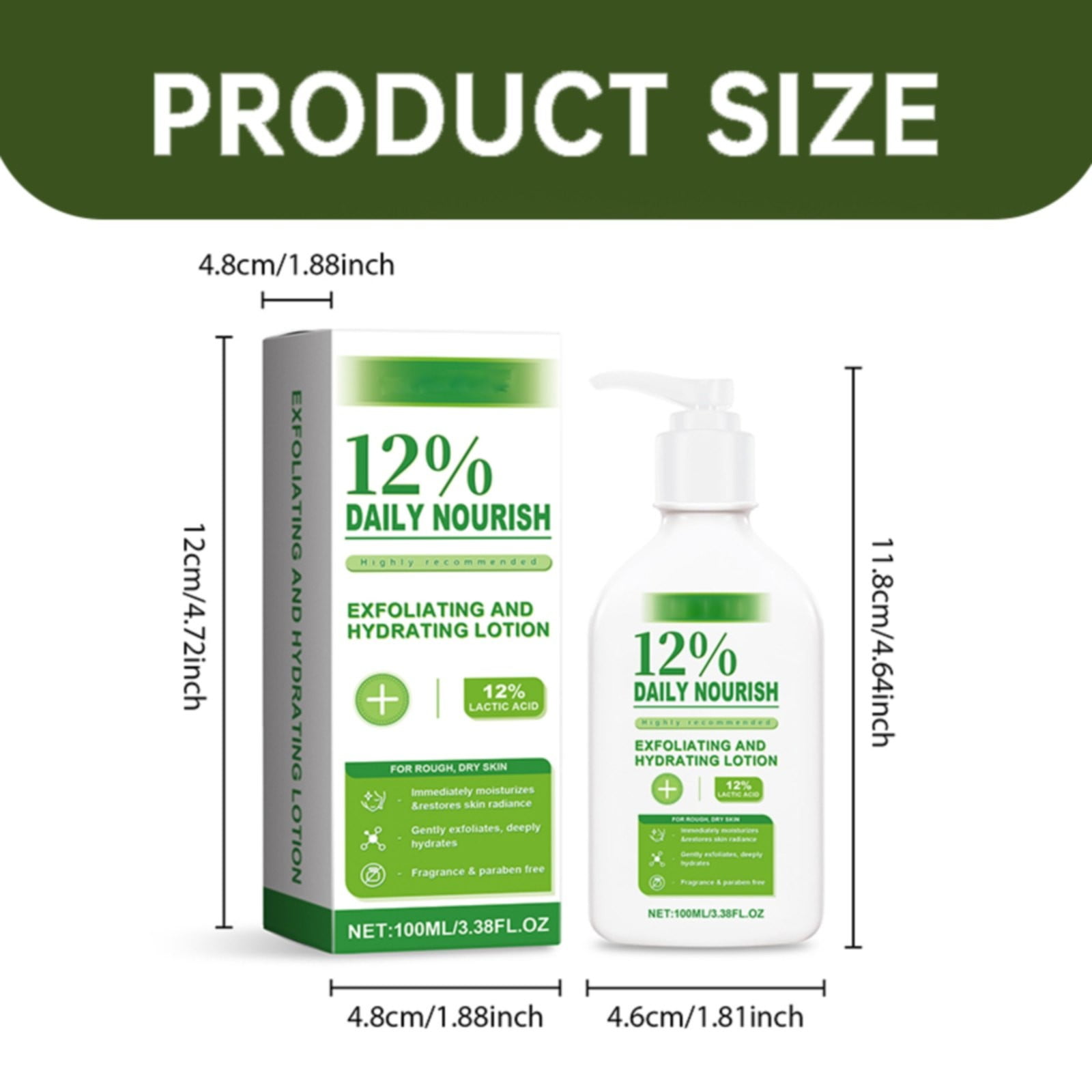 1*Body lotion Exfoliating Body Lotion Moisturizing Exfoliating ...