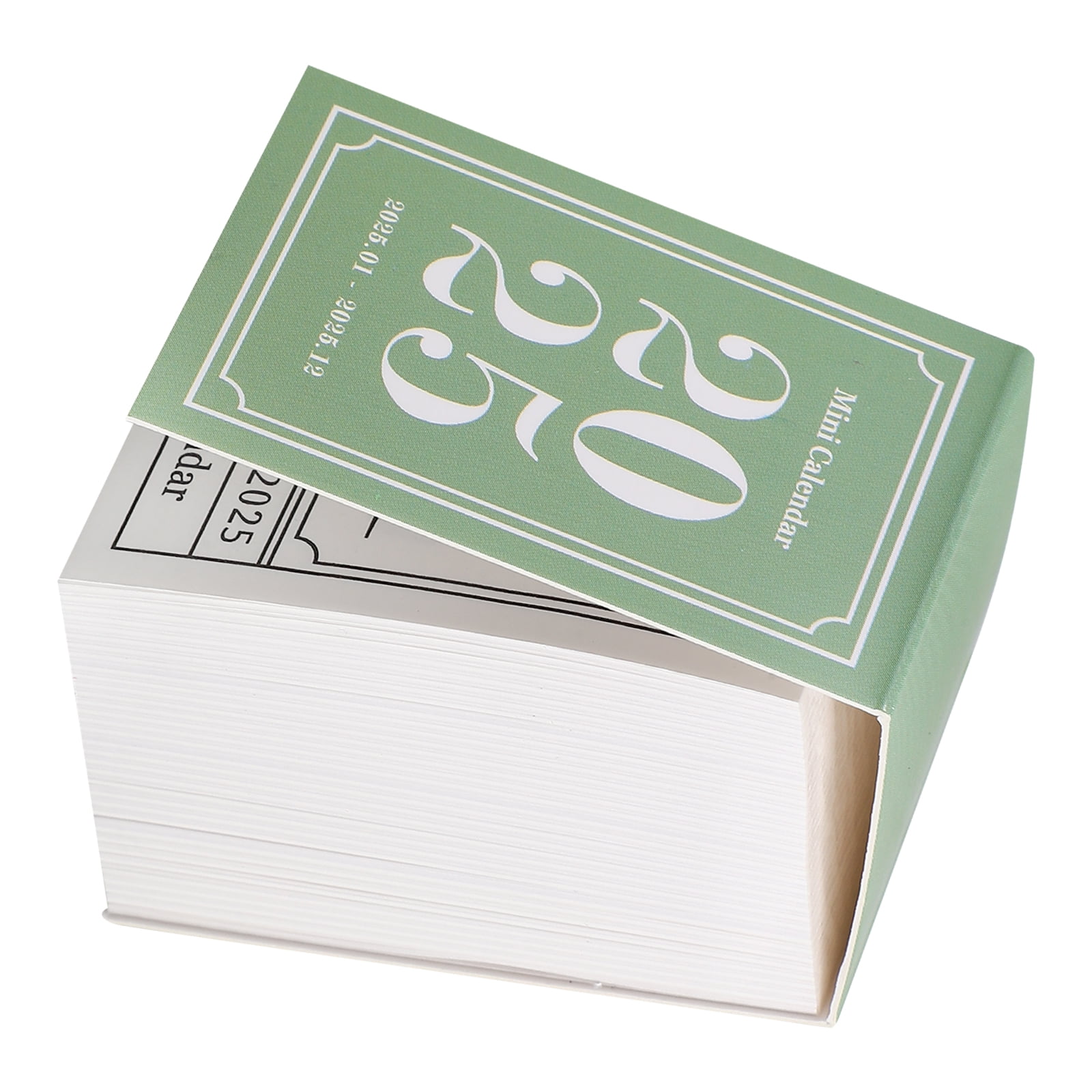 Shineofi Miniature Desk Calendar, 2025 Tear Off Calendar 365 Daily ...