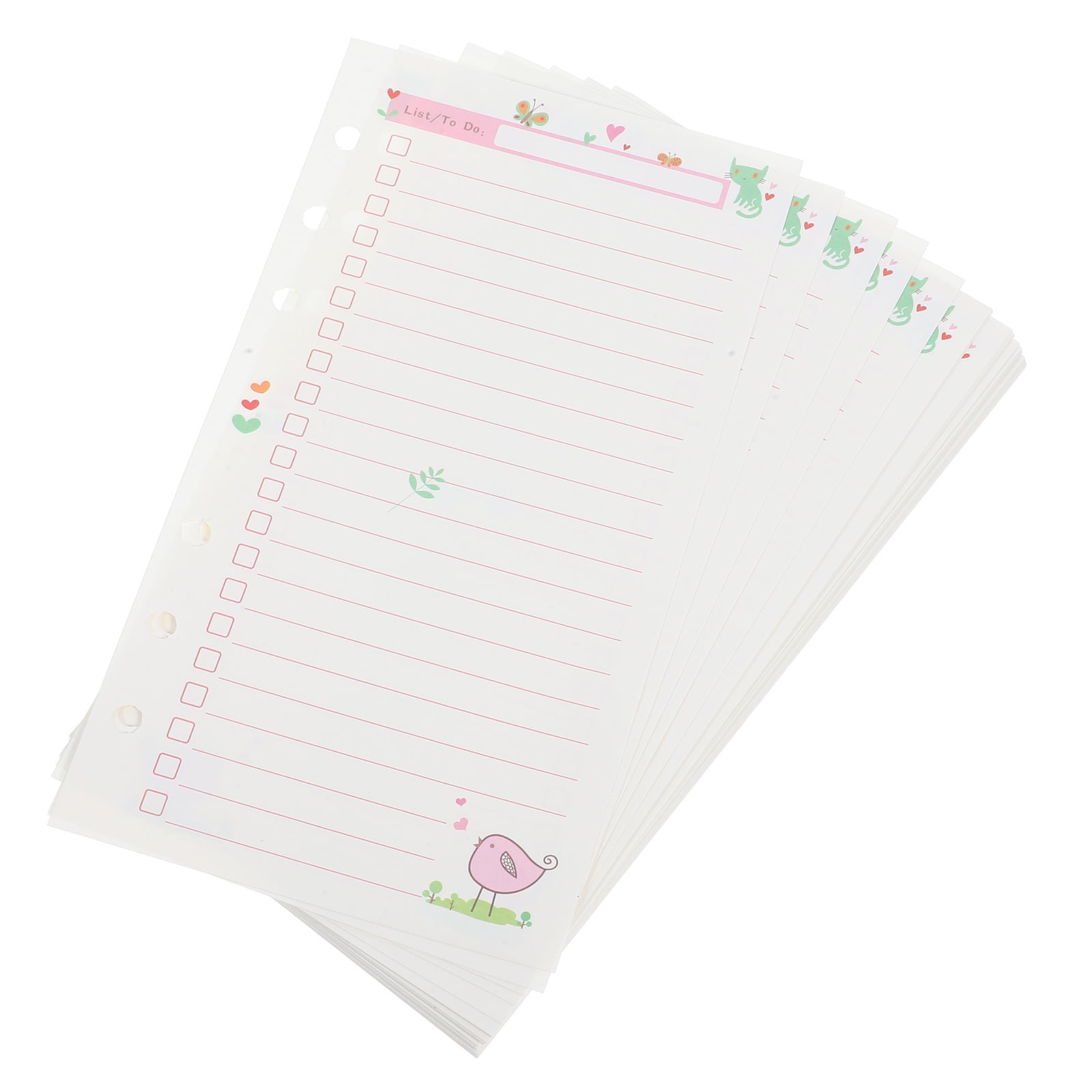 1 Book Notepad Replacement Refills Loose Leaf Notebook Paper Planner ...