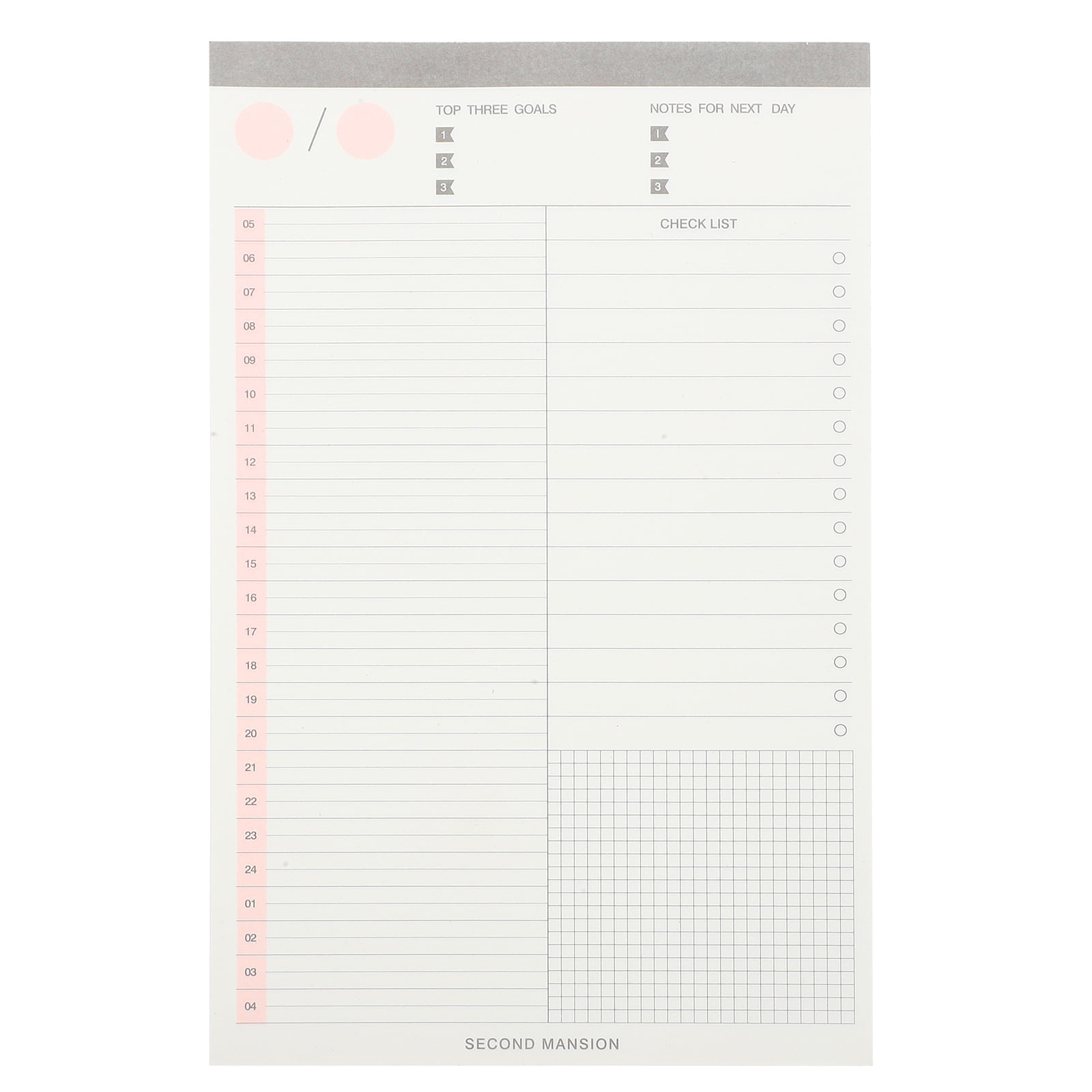 1 Book of Office Tearable Note Pad Convenient Notepad Household Planner ...