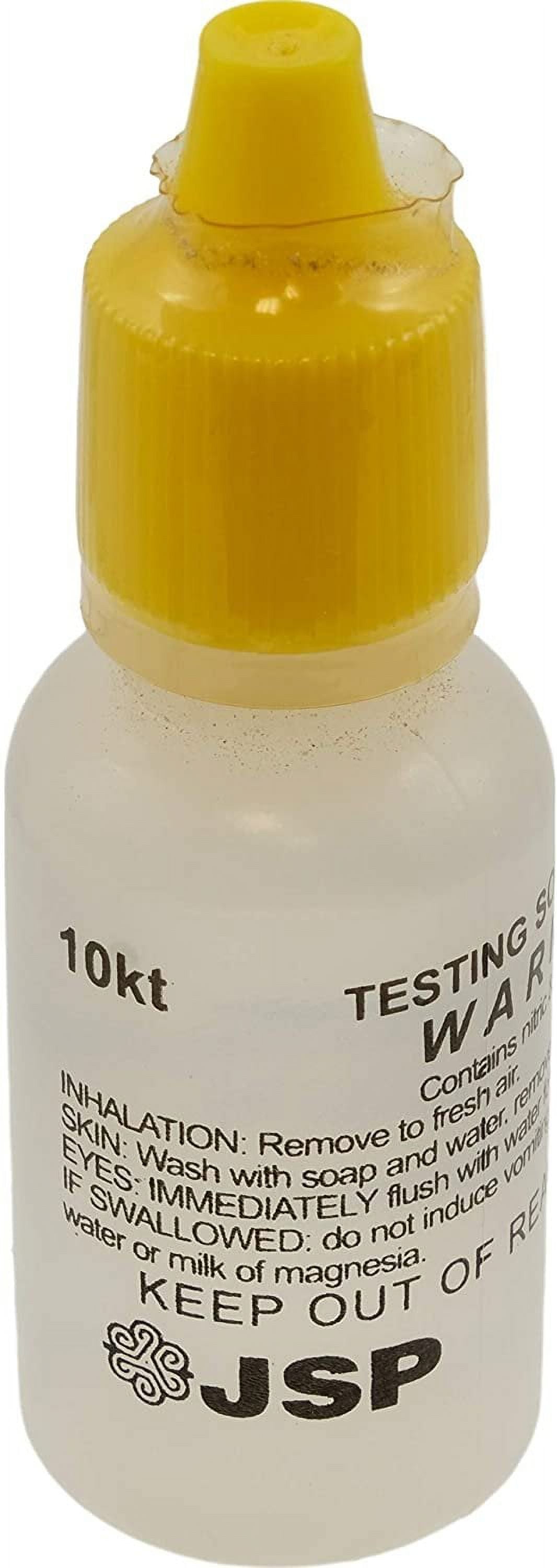 1 Bottle 10K Gold Metal Test Acid Karat Testing Liquid Solution Jewelry ...