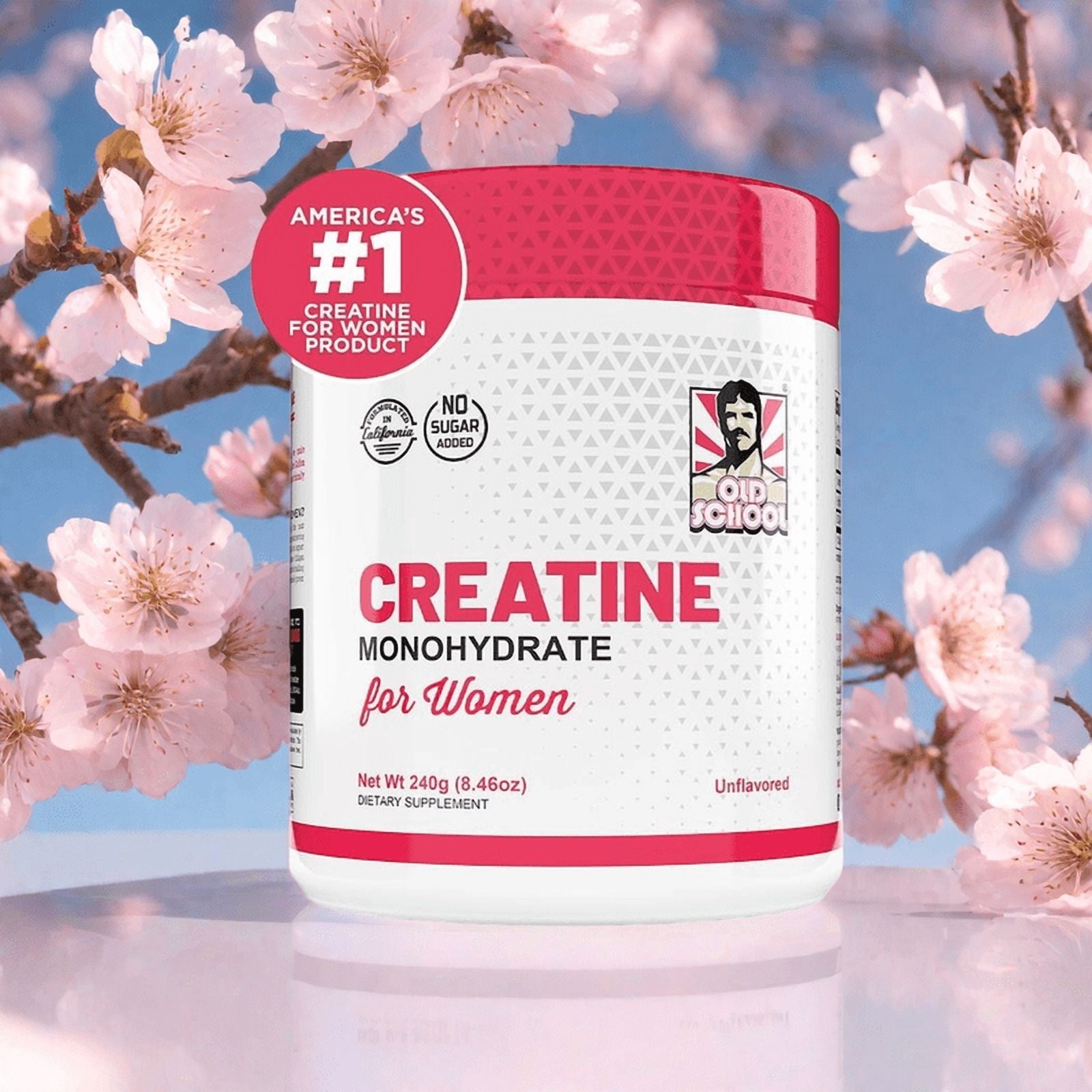 (1 Bottle)Creatine Monohydrate for Women with Collagen and BCAA's - 30 ...