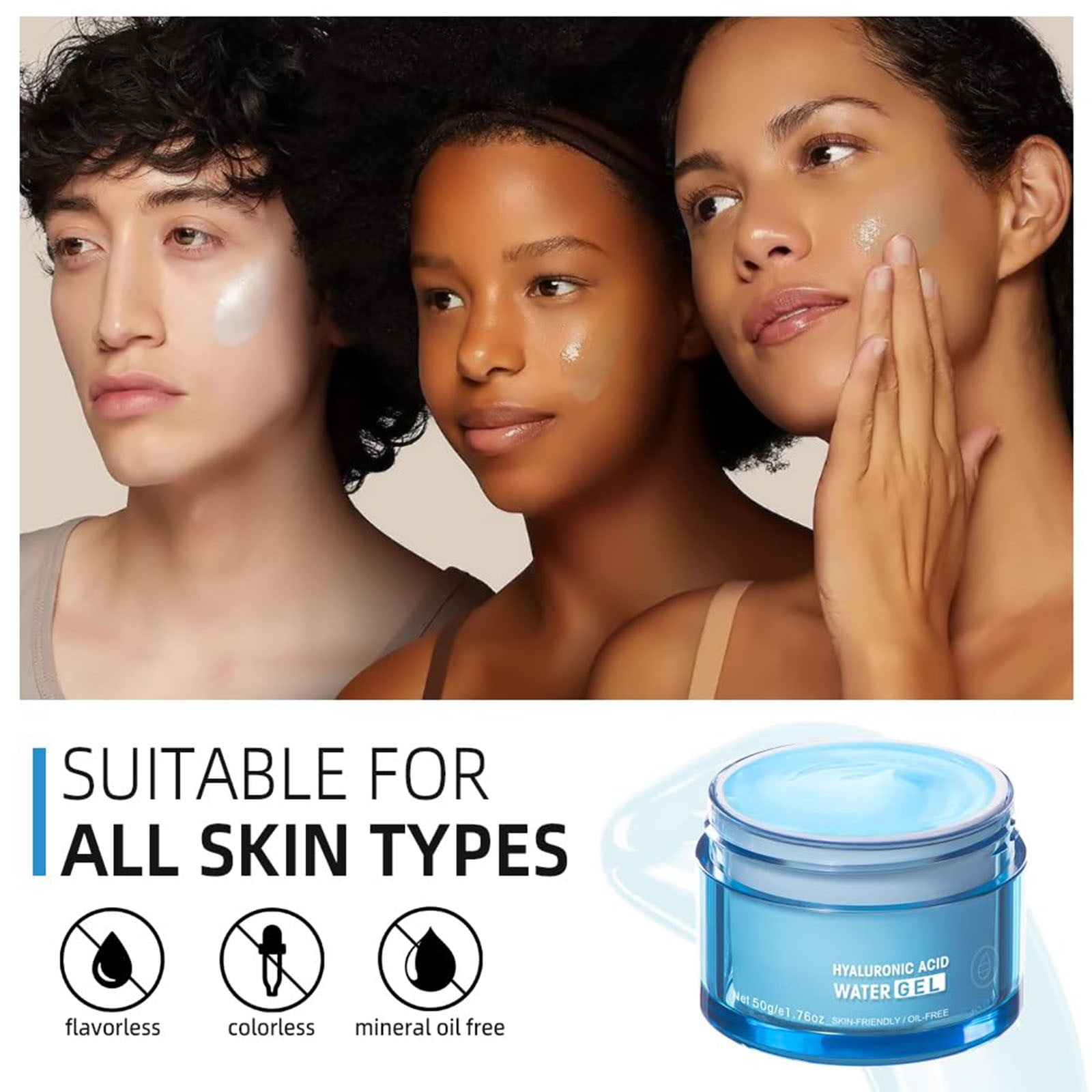 1 Bottle of Facial Cream Vikudy Reduce Price! Hydro Moisturizing Water ...