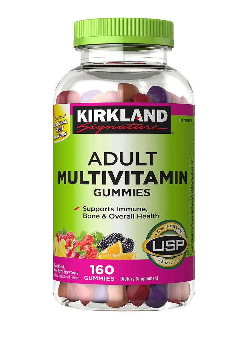 1 Bottle | Kirkland Signature dCDtdm Adult Multi Gummies, 160 Count ...