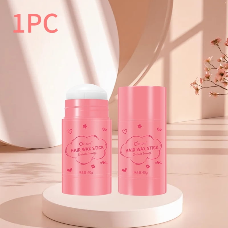 1 Bottle Ocheal Solid Styling Hair Wax Stick Broken Hair Hair Balm Long ...