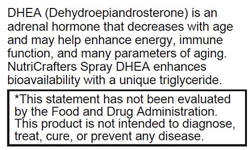 1 Bottles of DHEA Spray 1 fl oz - 160 Sprays of 5mg - Enhanced ...