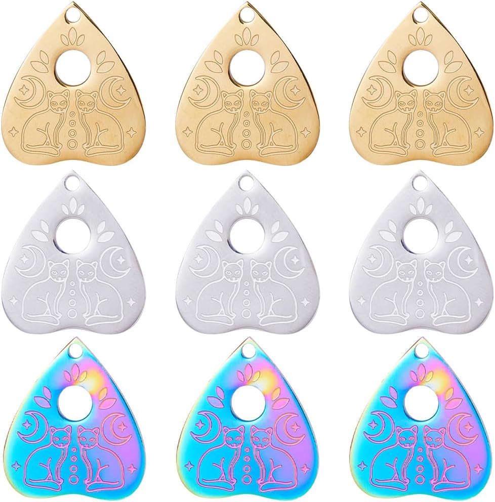 1 Box 1 Box 12Pcs Gothic Charms Divination Charms Magic Charms Bulk ...