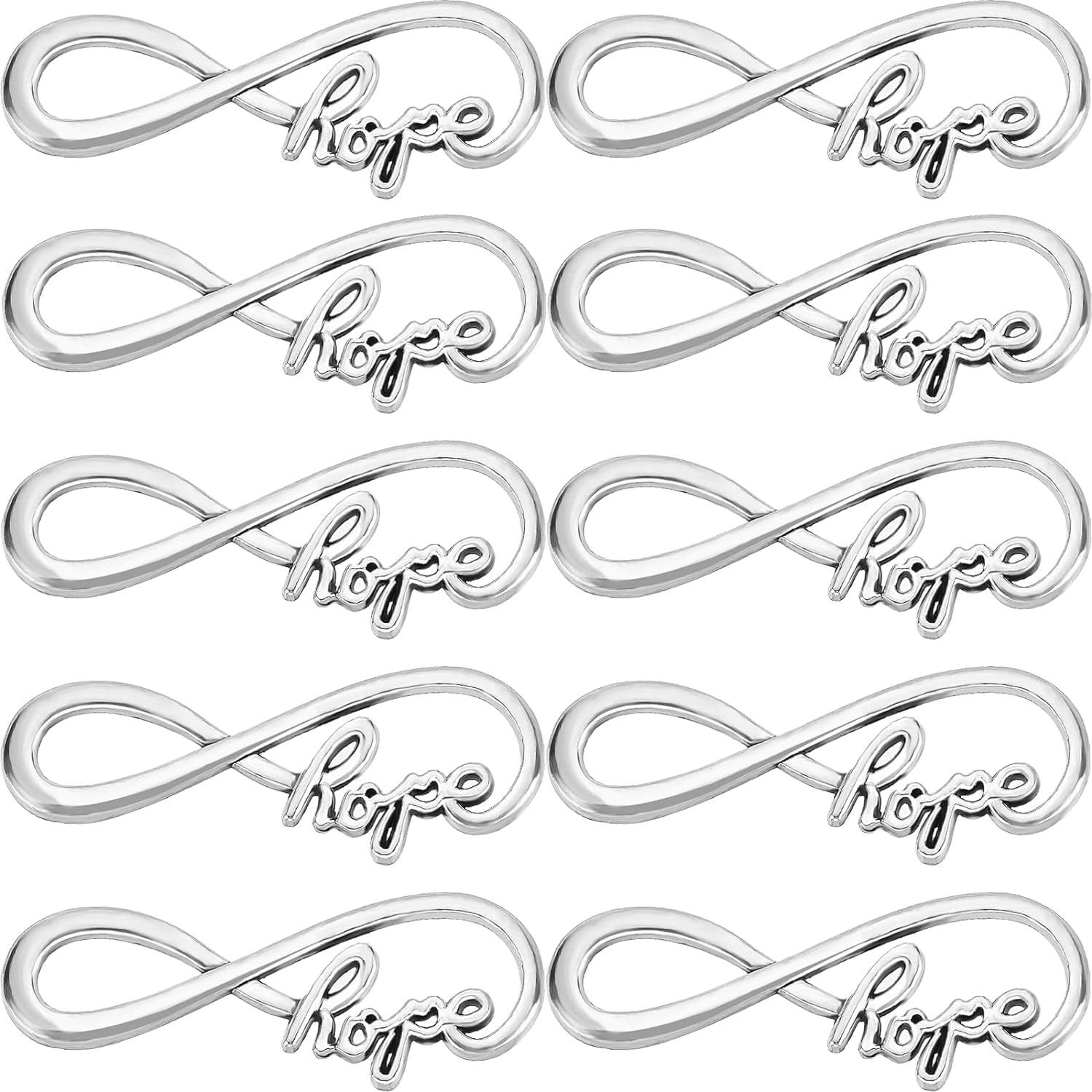 1 Box 1 Box 50Pcs Infinity Connectors Infinity Link Charms Infinity ...