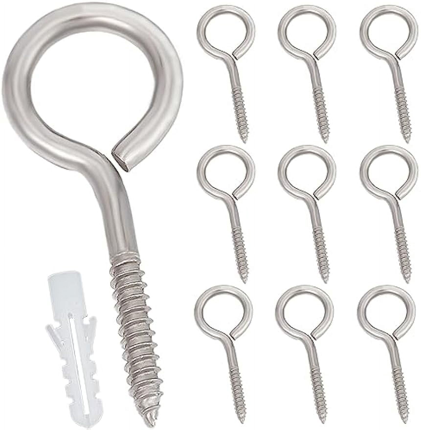 Eye Bolt 300PCS 0.87 Inch Eye Screws - Heavy Duty Metal Eye Hooks For ...