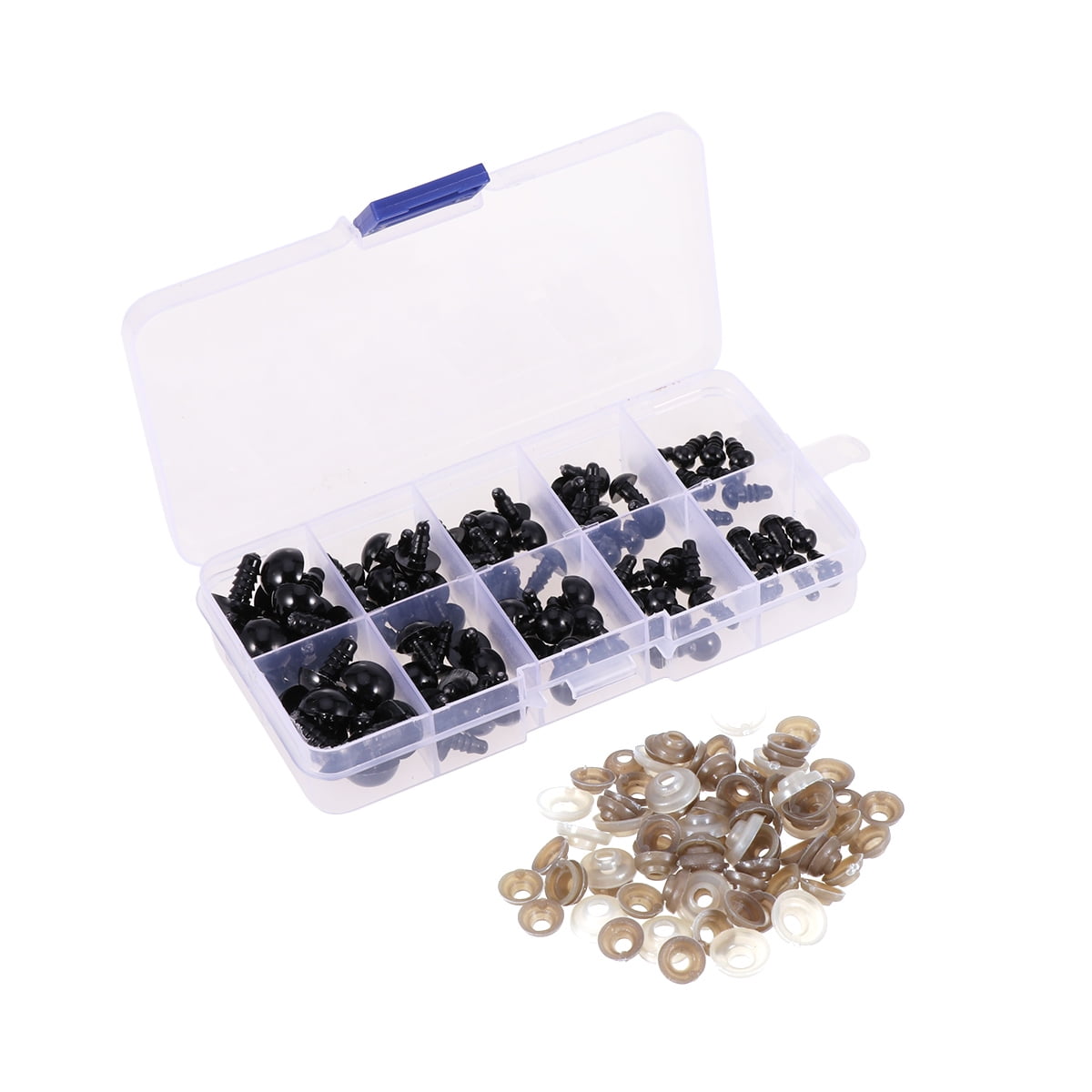 1 Box/100pcs DIY Crochet Dolls Eyes Plush Playthings Eyes Animals Doll ...