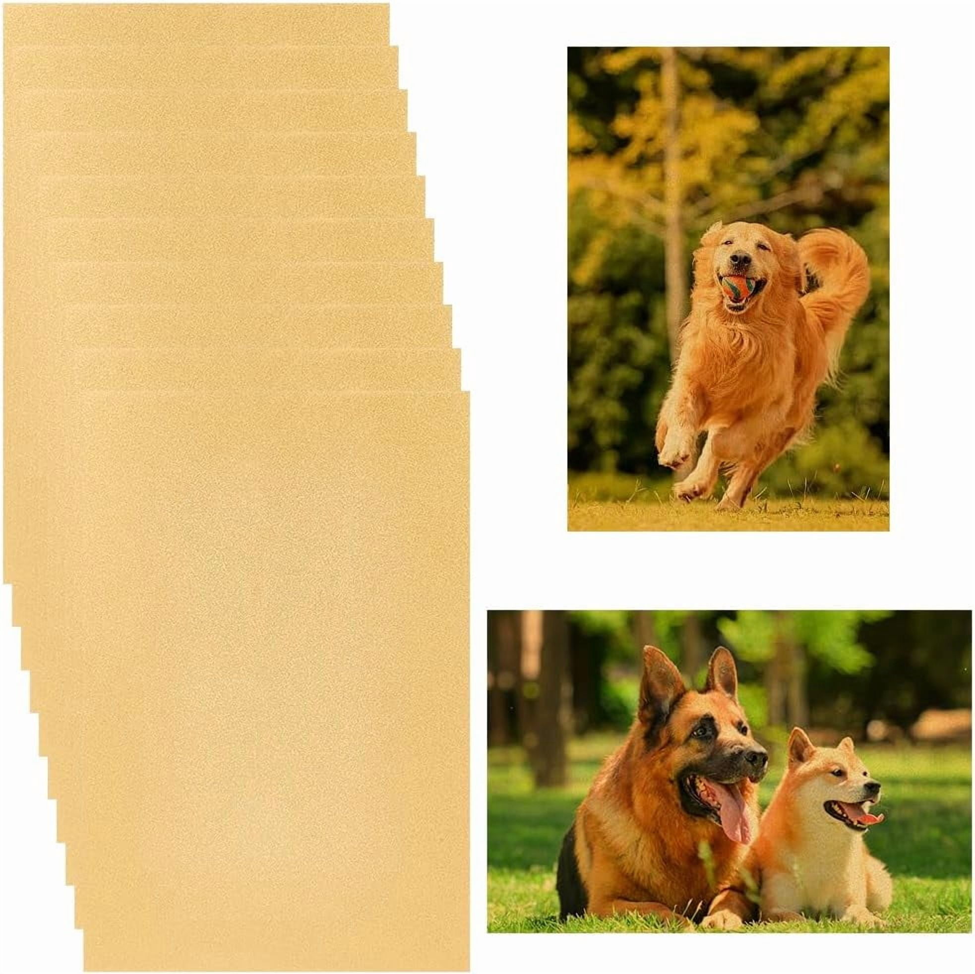1 Box 10Pcs 4X6in Sublimation Photo Blanks Heat Press Blank Brown ...