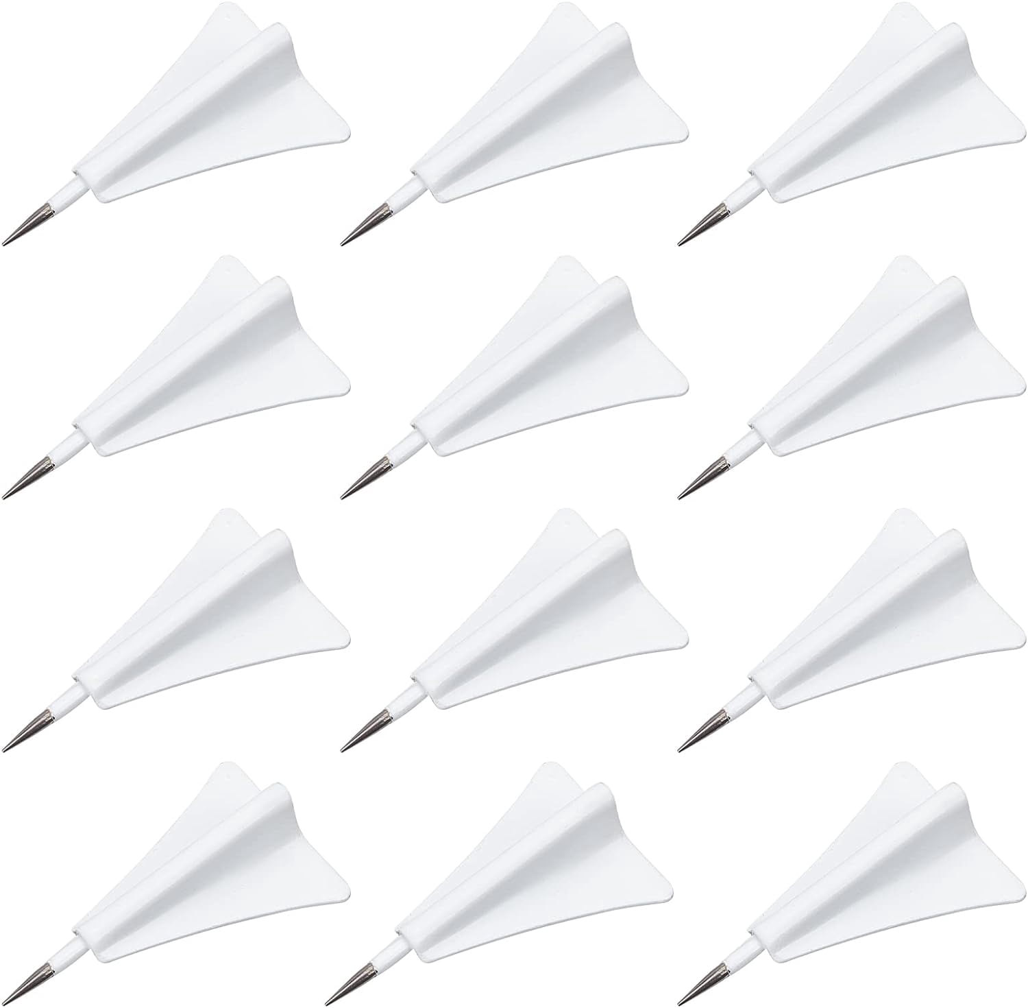 1 Box 12Pcs Airplane Push Pins White Aircraft Pushpin Decorative ...