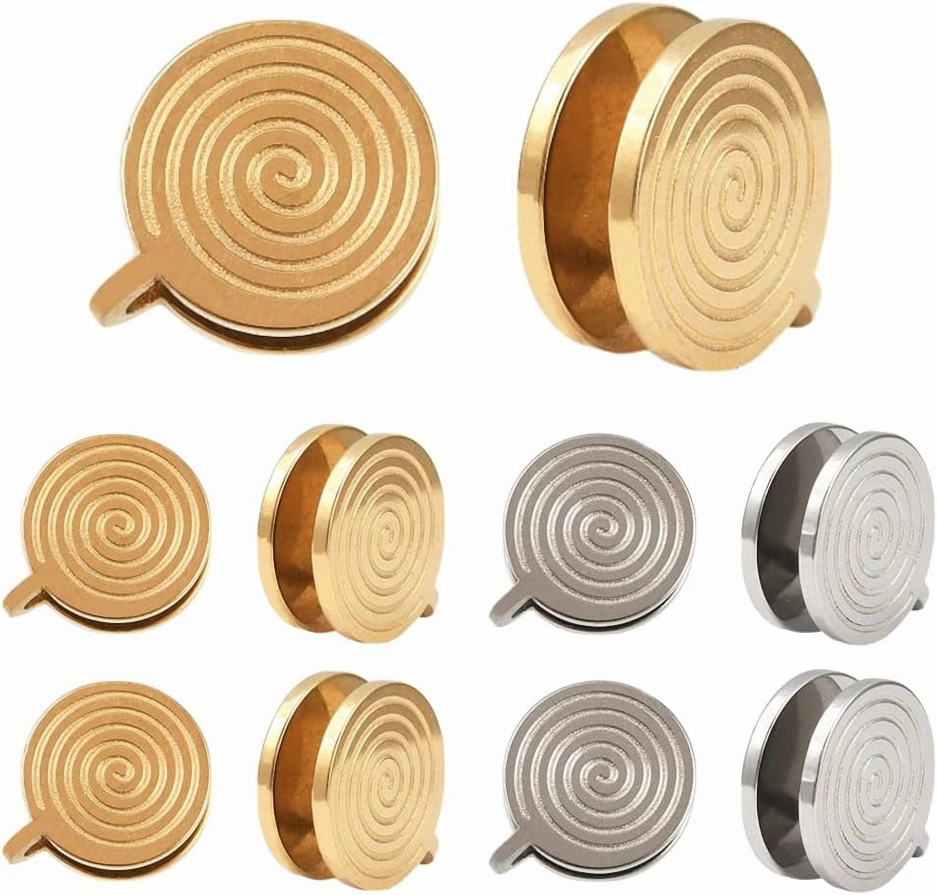 1 Box 16Pcs Pressure Earrings Keloid Earrings Spiral Clip On Earring ...