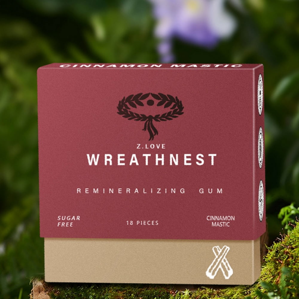 1 Box/18 Pcs Underbrush Remineralizing Chewing Gum Organic ...