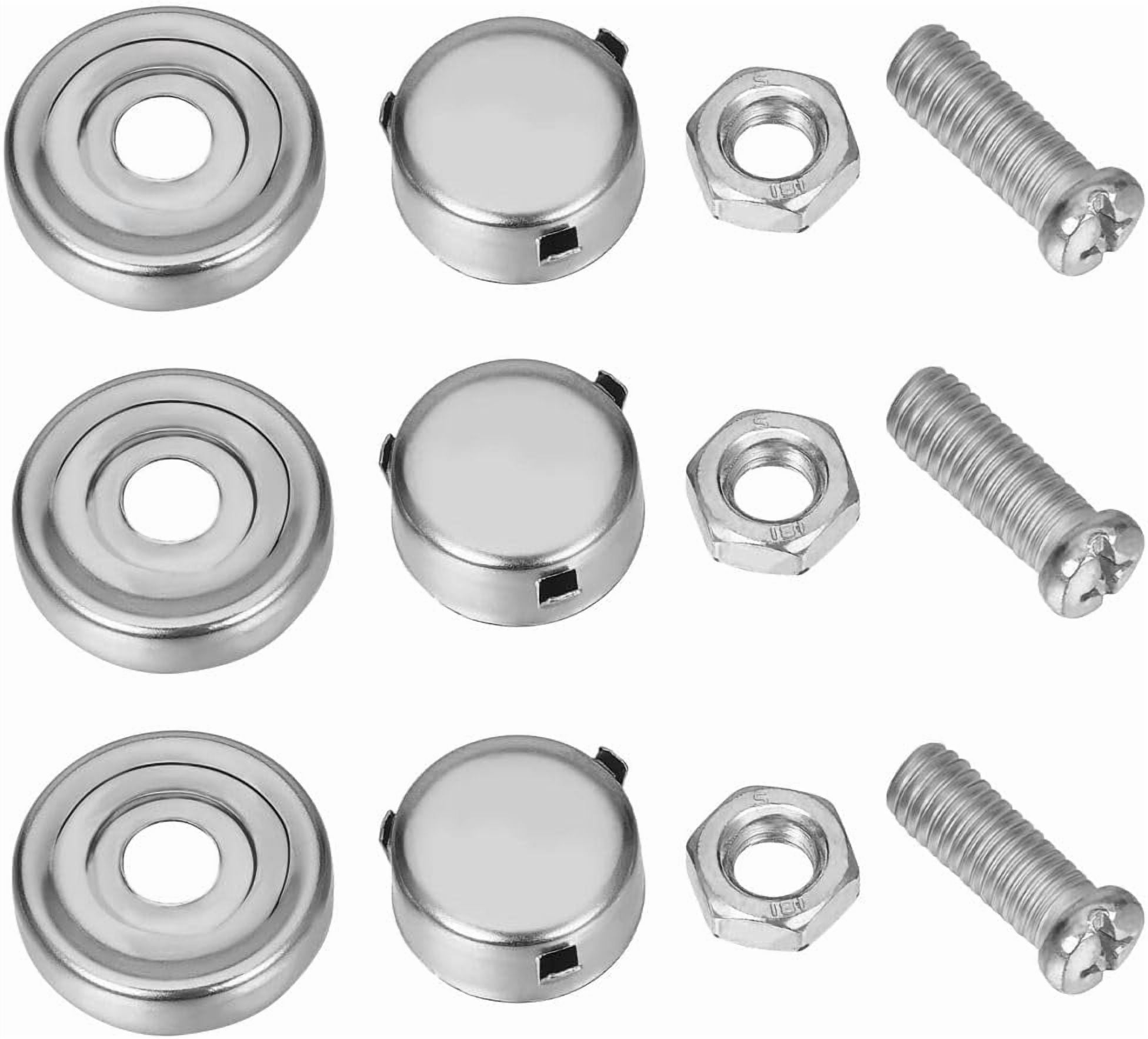 1 Box 2 Sets Anti-Theft License Plate Screws Kit Rustproof Plates Screw ...