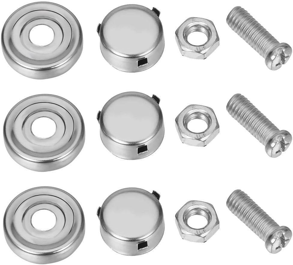 1 Box 2 Sets Anti-Theft License Plate Screws Kit Rustproof Plates Screw ...