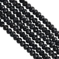 1 Box 2 Strands Natural Black Beads Strands Faceted Rondelle 2x1mm Hole ...