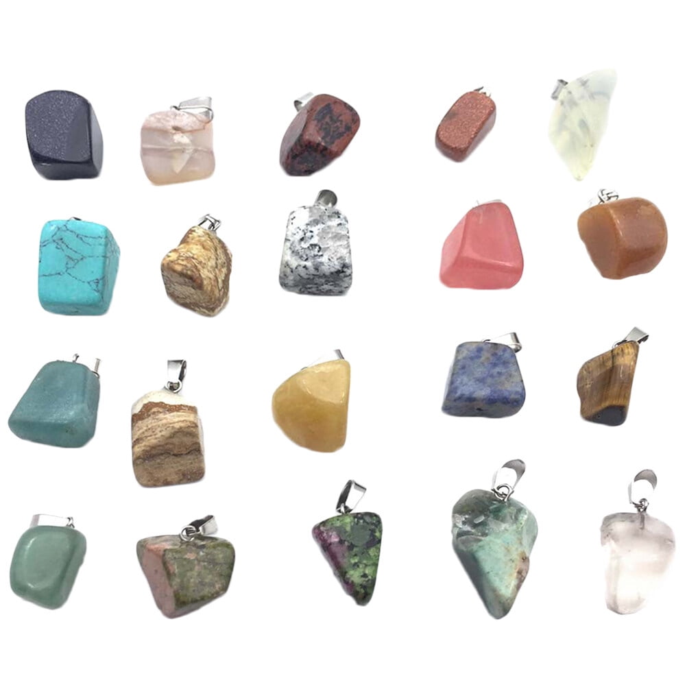 1 Box 20 Kinds Natural Crystal Stone Collection Mineral Specimens ...