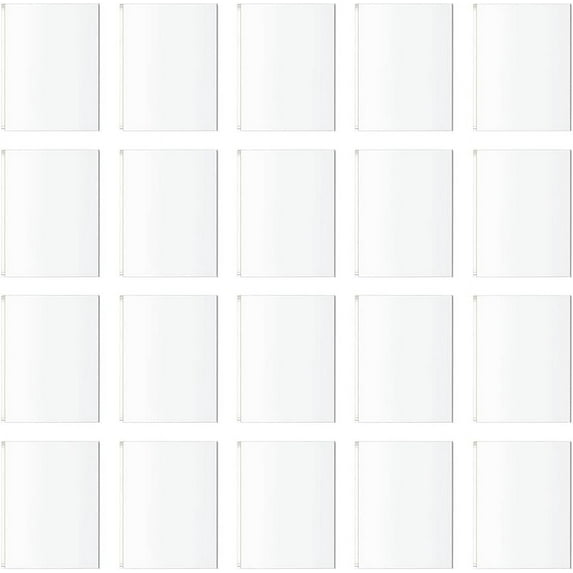 1 Box 20 Pcs 1.6" Clear Square Miniature Bases Acrylic Model Bases ...