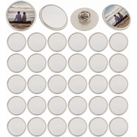 Blank Button Pins