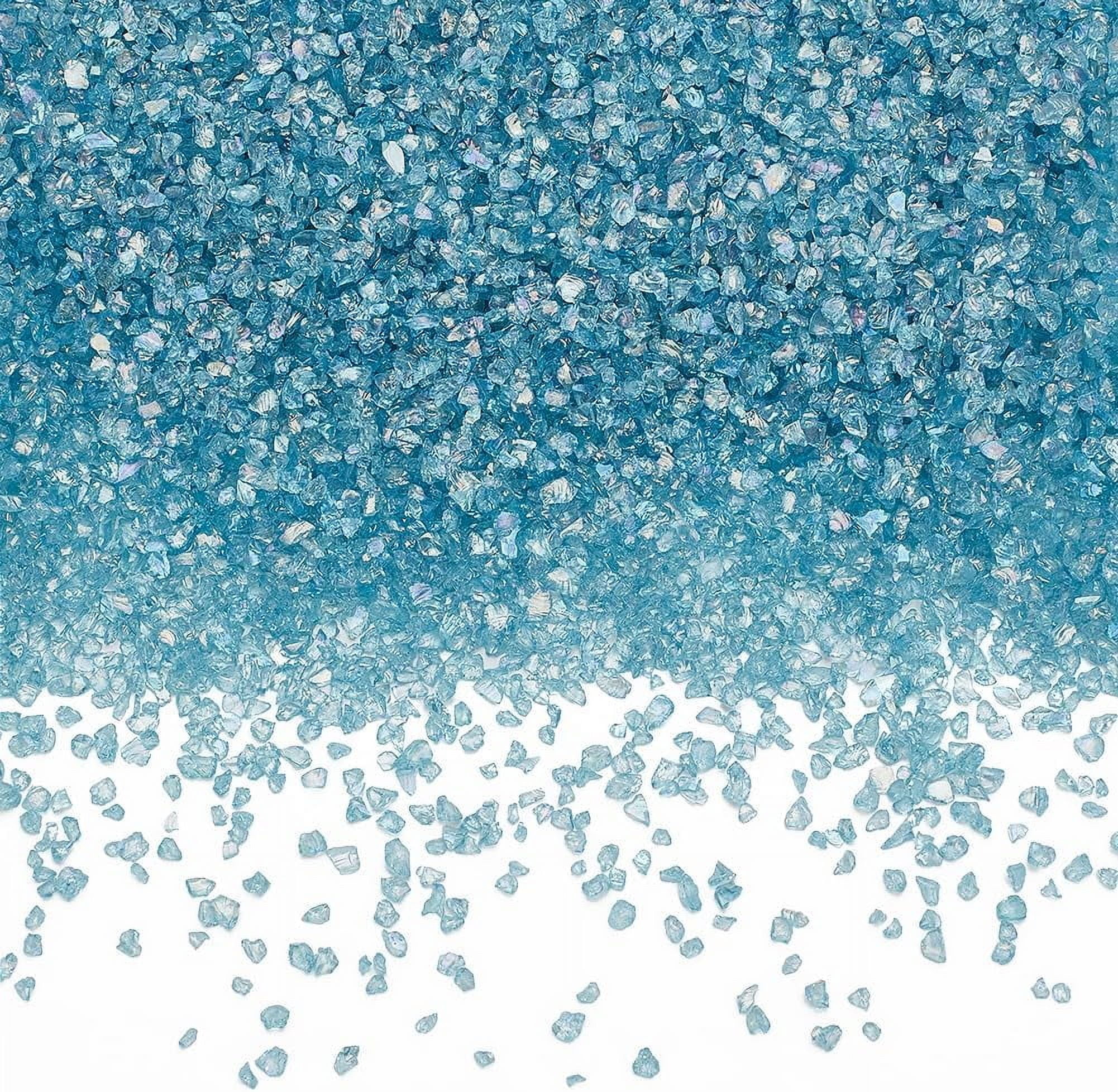 1 Box 200G Broken Glass Crushed Crystals Bulk Transparent Irregular ...