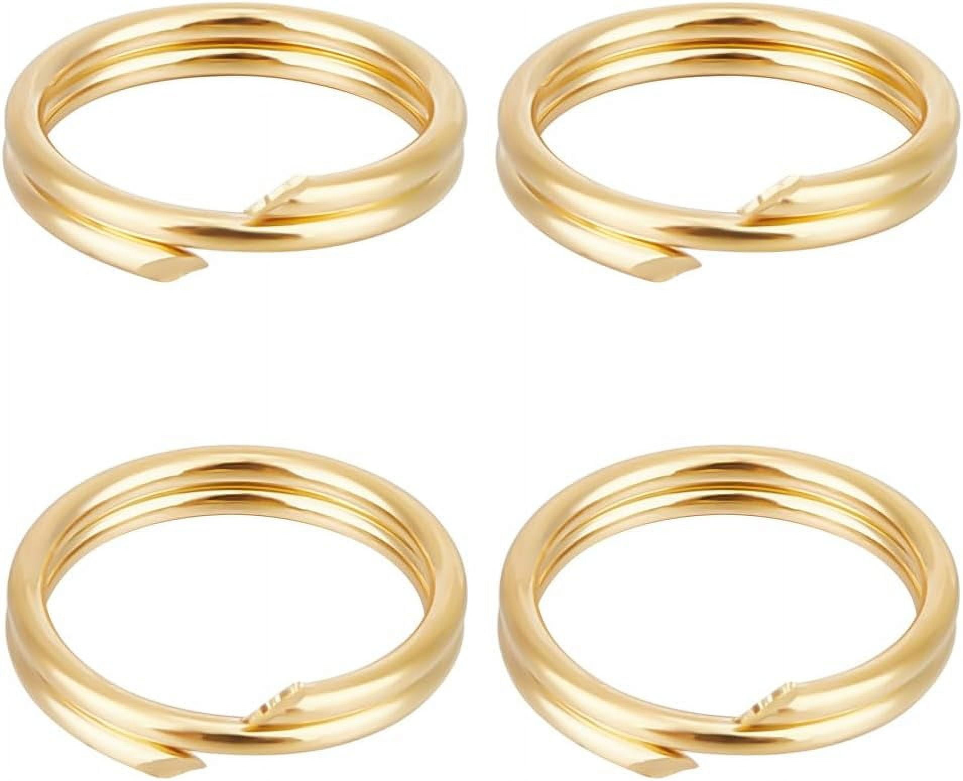1 Box 20Pcs Double Loop Jump Rings Sterling Silver 7mm Split Rings Open ...